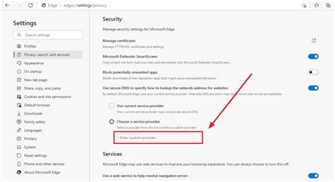 How To Change DNS In Microsoft Edge