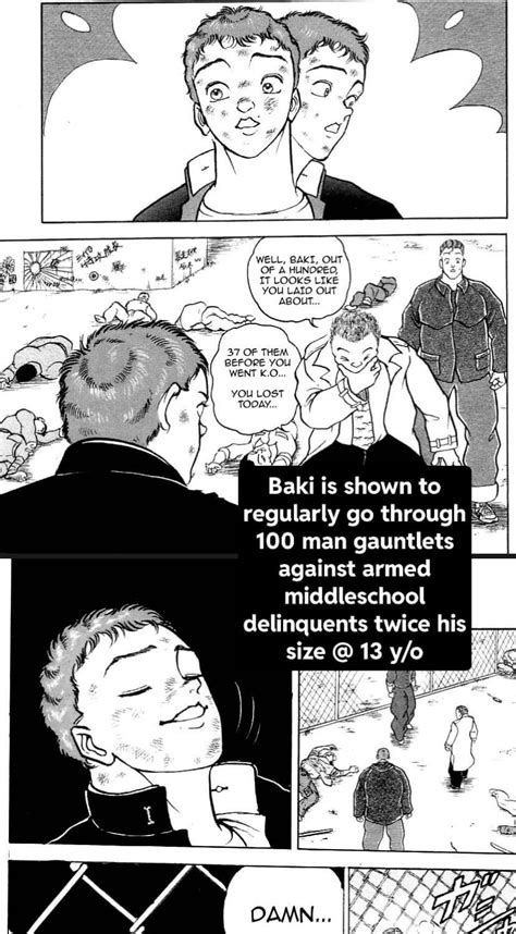 Some Evidence Against Bakis “demon Back” Plot Armor Hes Always Been A Monster Without It R