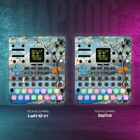Custom Smpltrek And Lofi 12 Xt Vinyl Faceplate Skin Sticker Precut