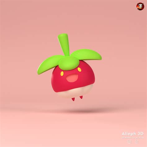 Stl File Pokemon Bounsweet・3d Printing Idea To Download・cults