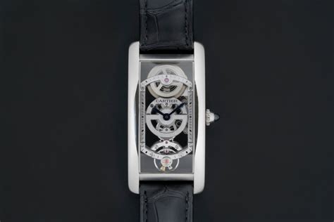 Cartier Platinum Skeleton Cintree Menta Watches Buy Vintage And