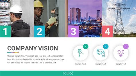 Electricity PowerPoint Presentation Template Design SlideGrand