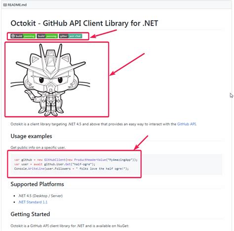 Is It Possible To Get Html Code Readmemd · Issue 1893 · Octokit