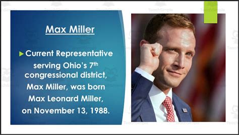 U S Representative Max Miller Oh 7th Bio Ppt By Teach Simple