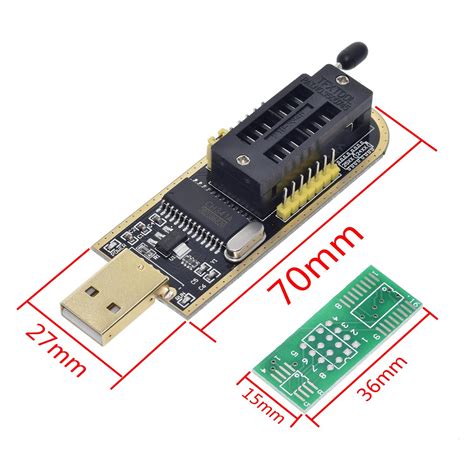 Ch341a 24 25 Series Eeprom Flash Bios Usb Programmer Module Soic8 Sop8 Test Clip For Eeprom