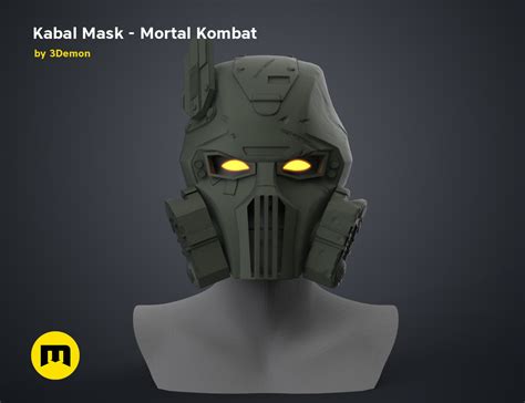 Stl File Kabal Mask Mortal Kombat 🐉 ・3d Printing Model To Download・cults