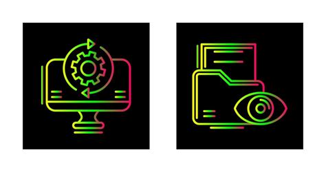 Synchronization And Data Visualization Icon 33201079 Vector Art At Vecteezy