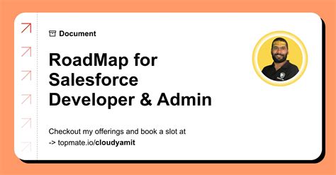 Roadmap For Salesforce Developer And Admin With Amit Singh