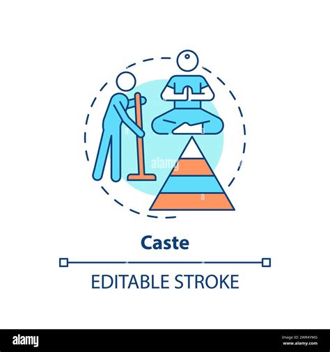 Caste System Multi Color Concept Icon Stock Vector Image And Art Alamy