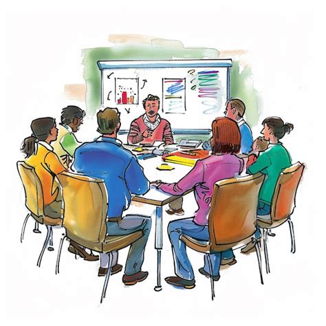 A Visual Of A Classroom Assessment Strategy Session Where Teachers Develop Evaluation Methods