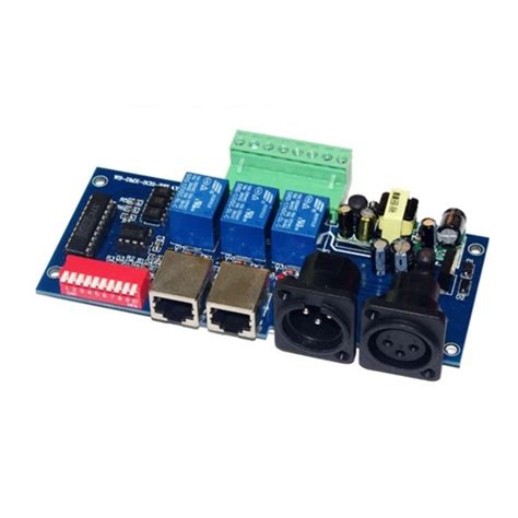 Dmx512 Relays 5ax3ch Controller Input Ac110v 220v Decoder For Lamp Led
