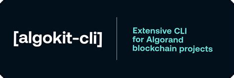 GitHub Algorandfoundation Algokit Cli The Algorand AlgoKit CLI Is