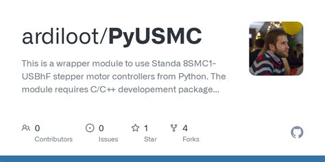 Github Ardiloot Pyusmc This Is A Wrapper Module To Use Standa Smc Usbhf Stepper Motor