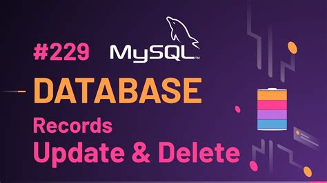 229 Mysql Update And Delete Records Using Sql Query Database Mysql Beginners Hindi Tutorials