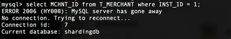 Mysql Client Lost Connection To Sharding Proxy · Issue 6685 · Apache