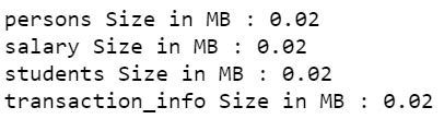 Comment Obtenir La Taille Dune Table Dans Mysql En Utilisant Python