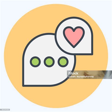 아이콘 피드백 통신 기호와 관련이 있습니다 색상 메이트 스타일 심플한 디자인 편집 가능 간단한 일러스트레이션 개념에 대한 스톡