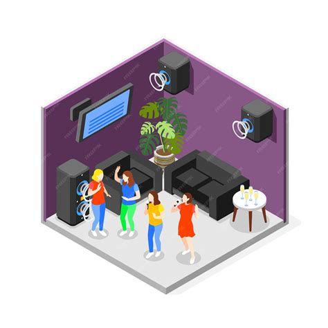 Premium Vector Introvert And Extrovert People Isometric Concept With Indoor Pastime Symbols
