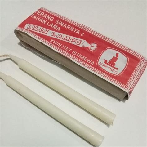 Jual Lilin Batang Lilin Sujaru Ukuran Tanggung Shopee Indonesia