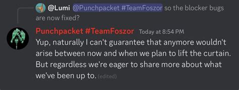 The Last Blocker Bug Is Fixed So Curtain Could Technically Drop At Any Time Rtheisle