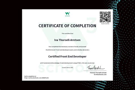 Frontend Development Certification —