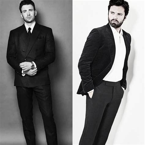 Chris Evans Sebastian Stan Chris Evans Chris Hemsworth Bucky Barnes