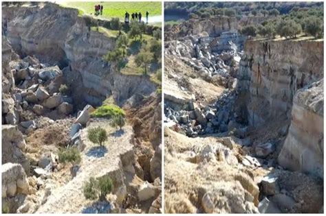 Туркт газар хөдлөлтийн дараа 200 метрын өргөнтэй газрын цууралт үүсчээ