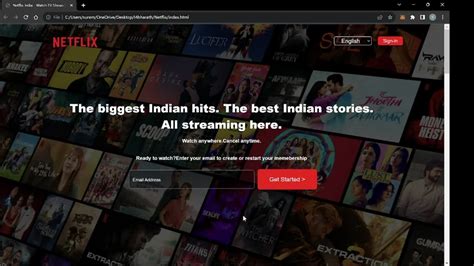Build A Netflix Clone Website Using Html5 And Css3 Vinuthna Valluri