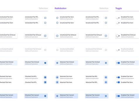 design system components checkbox selection ui by roman kamushken on
