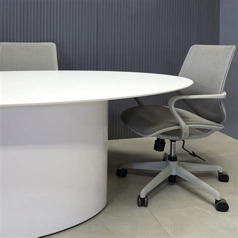 Aurora Oval Conference Table With Engineered Surface Top