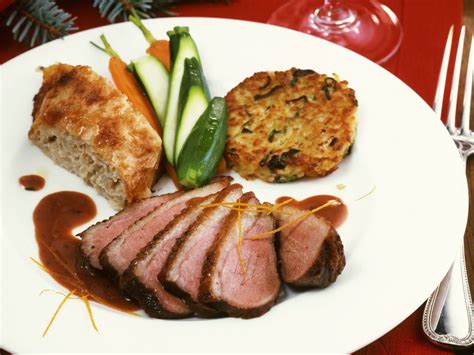 Roast Duck Breast With Orange Sauce Recipe Eatsmarter