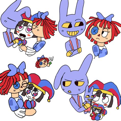 Tadc Jax Pomni Ragatha Playdate By Iwritethingsk On Deviantart