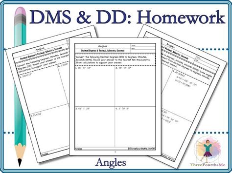 degrees minutes seconds dms and decimal degrees dd homework