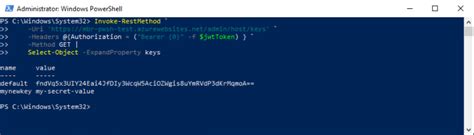 manage azure function keys using powershell about