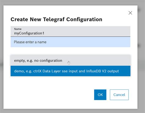 Ctrlxlets Use Telegraf App