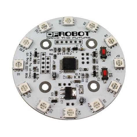 Rainbow Led Ring V3 Arduino Compatible Buy In Australia Dfr0141 Dfrobot Core Electronics