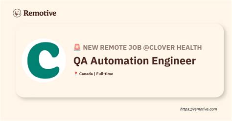 Hiring Qa Automation Engineer Clover Health
