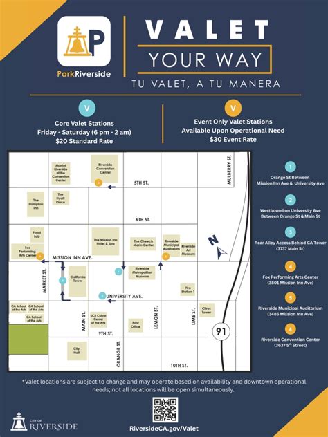 Riverside Valet Parking Public Works