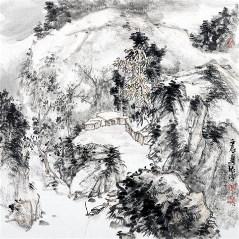 有畫說國畫山水寫生畫家張勇寫生作品系列圖集 每日頭條