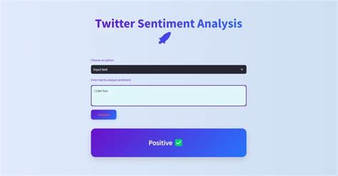 machinelearning sentimentanalysis streamlit ai python datascience