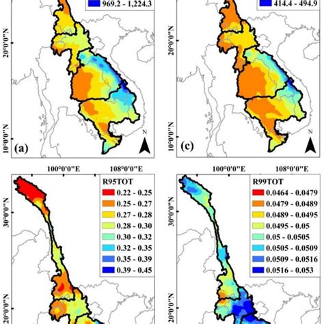 Spatio Temporal Variations Of The Total Percentile Precipitation And