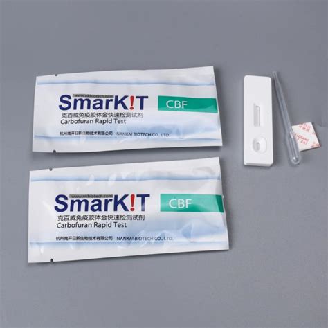 Pesticide Test Carbofuran Rapid Test Kit Pesticide Test Strips Lateral Flow Test
