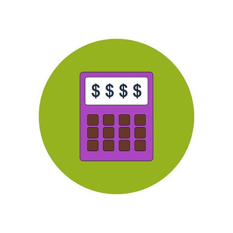 계산기 벡터의 평면 디자인 Eps Ai Uidownload