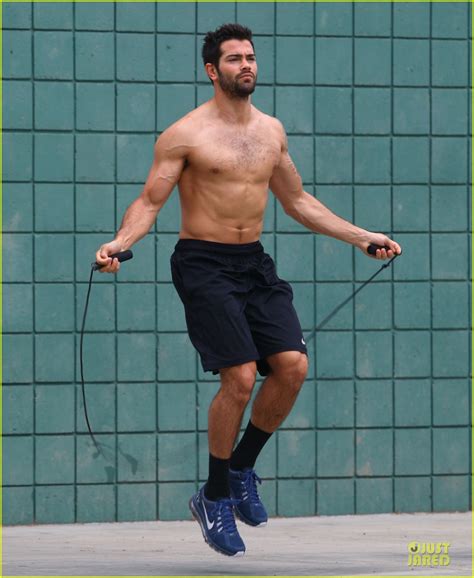 Photo Jesse Metcalfe Shirtless Park Workout Photo Just