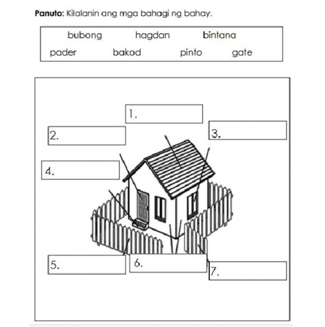 Silid Ng Bahay Interactive Worksheet Live Worksheets