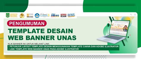 Pengumuman “template Desain Web Banner Unas” Universitas Nasional