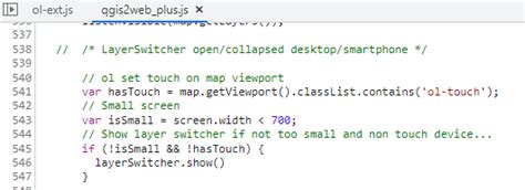 Layerswitcher Startup Open In Desktop View Collapsed In Smartphone
