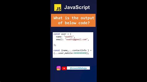 Objects In Java Script Spread Opeartor In Javascript Destructuring