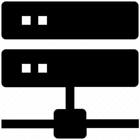 Svg Data Data Storage Database Rack Server Web Host Icon