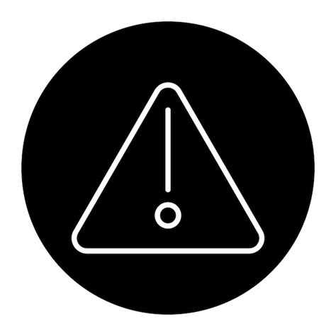Premium Vector Warning Icon